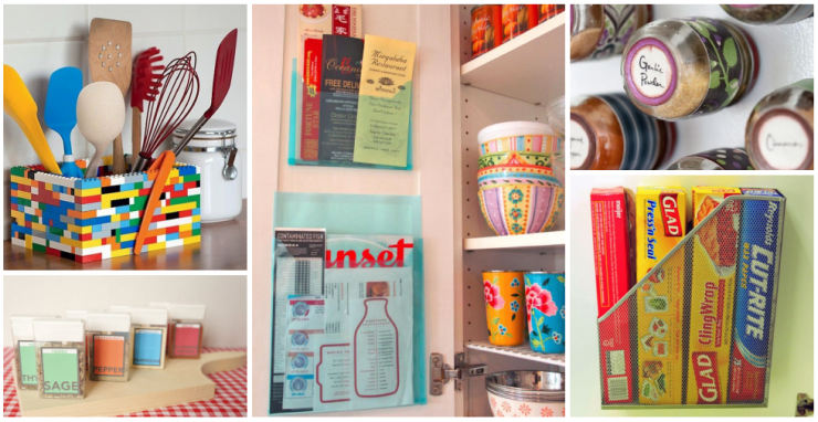 17 Genius Ways To Use Everyday Items To Organise Your Kitchen - Expert ...