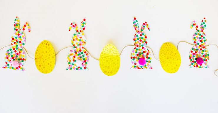 Easter Bunting Tutorial (Plus FREE Bunny Template!) - Expert Home Tips